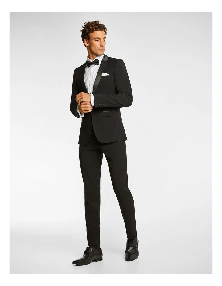 yd. Seville Slim Tuxedo Suit Jacket in Black | MYER