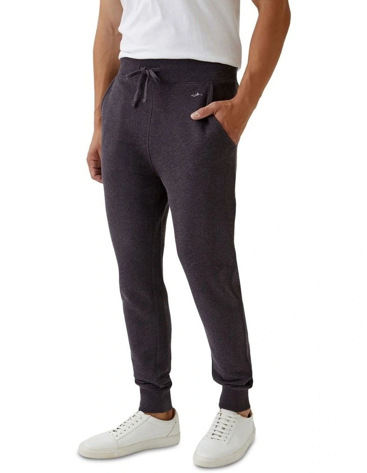 Oxford Benson Organic Cotton Track Pants in Charcoal | MYER