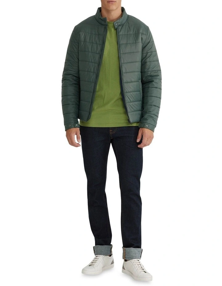 Oxford Beck Eco Filling Puffa Jacket in Green | MYER