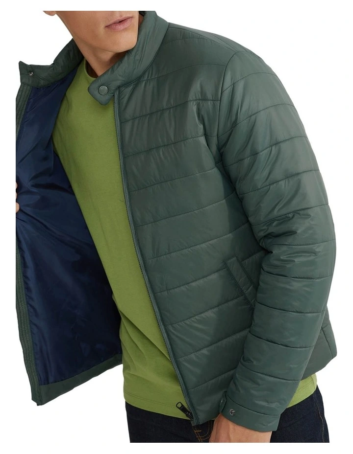 Oxford Beck Eco Filling Puffa Jacket in Green | MYER