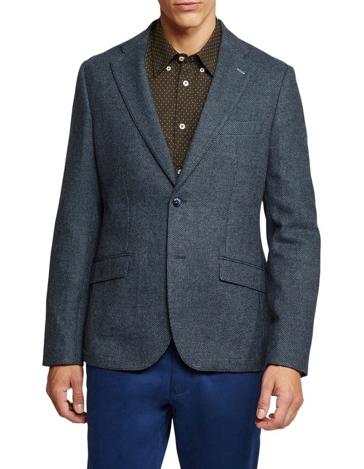 Oxford Milton Wool Rich Blazer in Blue | MYER