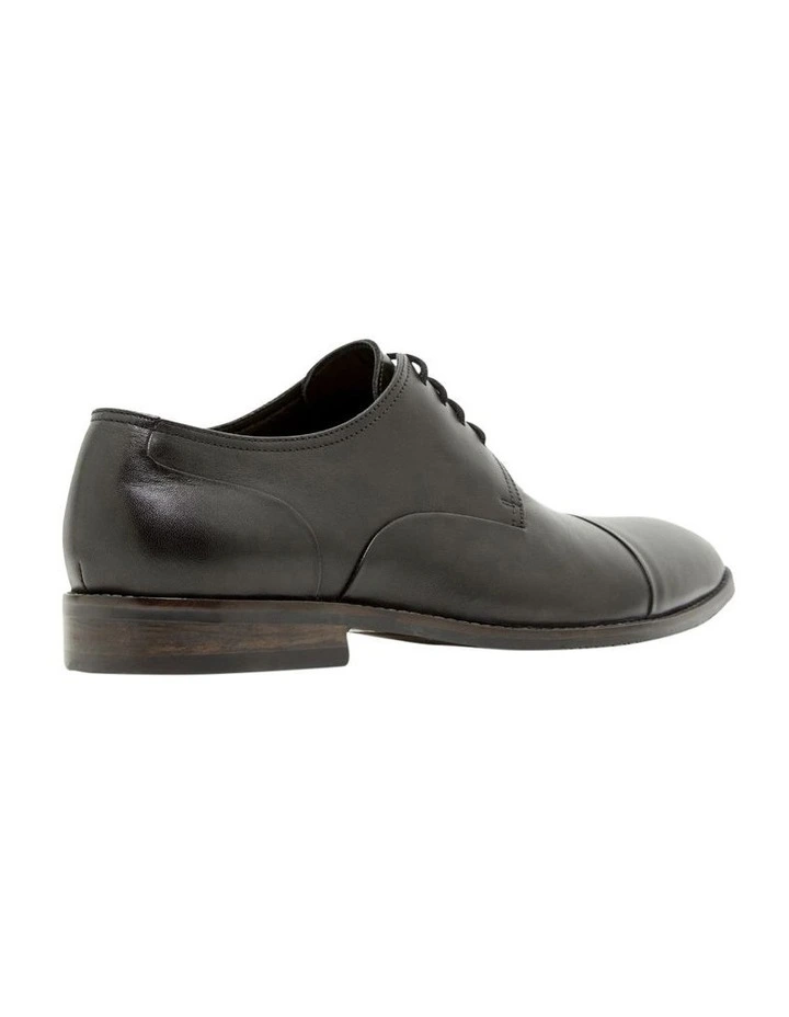 Oxford Archer Leather Derby Shoe in Black | MYER