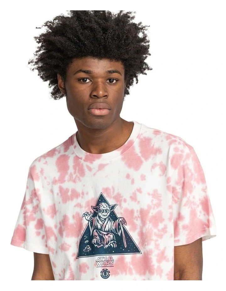 Element Tie Dye Yoda T-Shirt in Pink | MYER