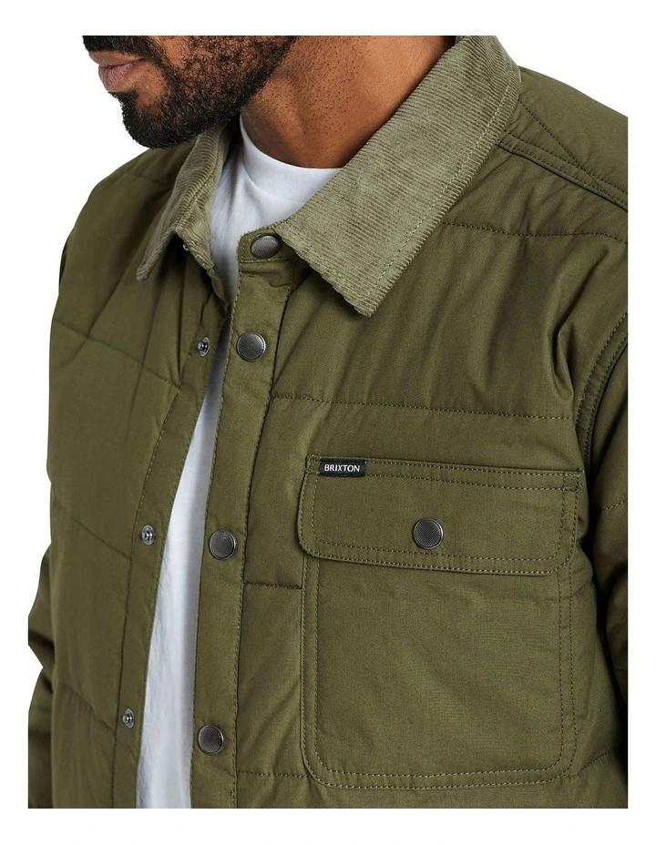 Brixton Cass Military Jacket in Olive | MYER
