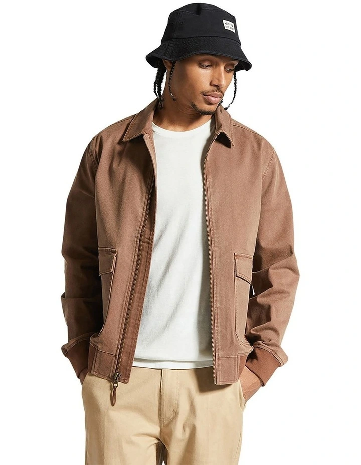 Brixton Dillinger Station Jacket in Sepia | MYER