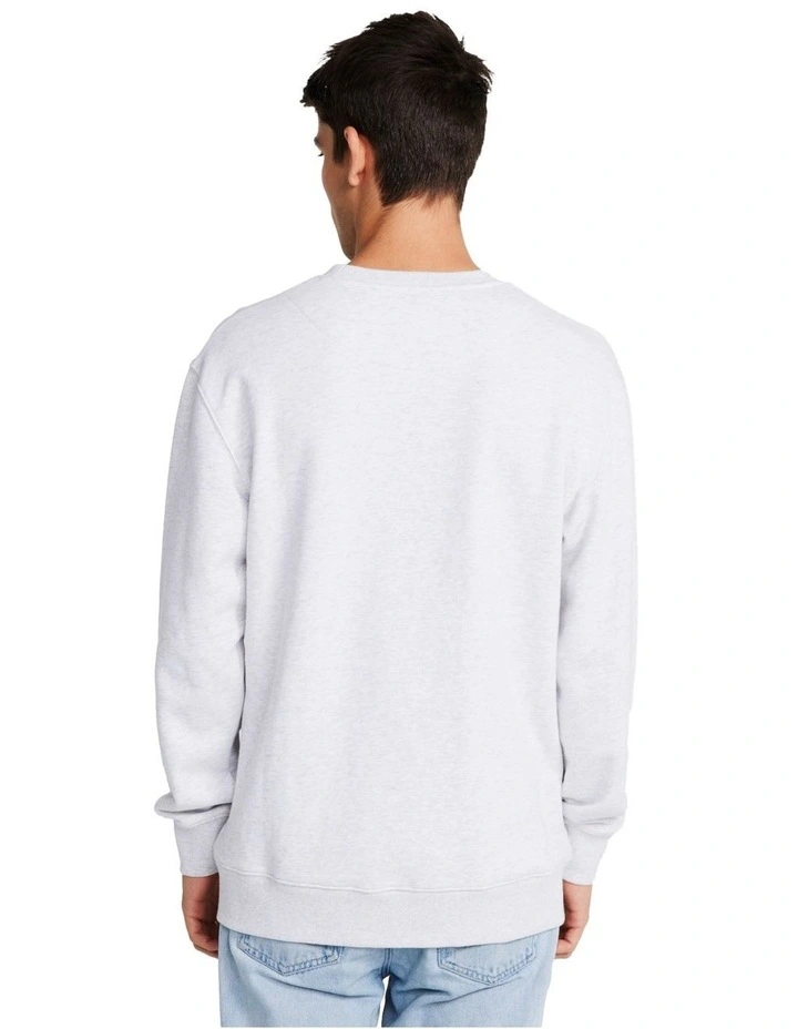 ORTC Classic Logo Crew in White Marle | MYER
