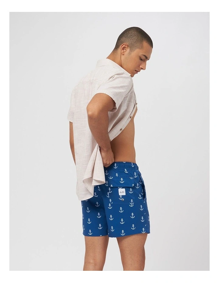 Eubi Signature Swim Shorts in Navy | MYER