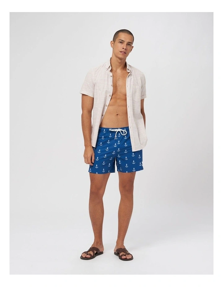 Eubi Signature Swim Shorts in Navy | MYER