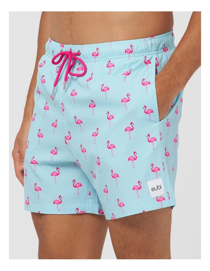 Eubi Signature Swim Shorts in Artic Blue | MYER