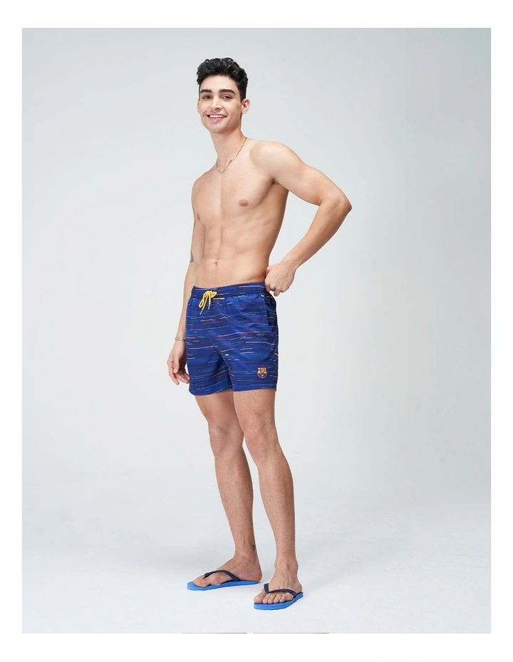Eubi FC Barcelona Limited Edition Swim Shorts in Navy Blue | MYER