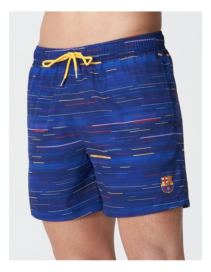 Eubi FC Barcelona Limited Edition Swim Shorts in Navy Blue | MYER