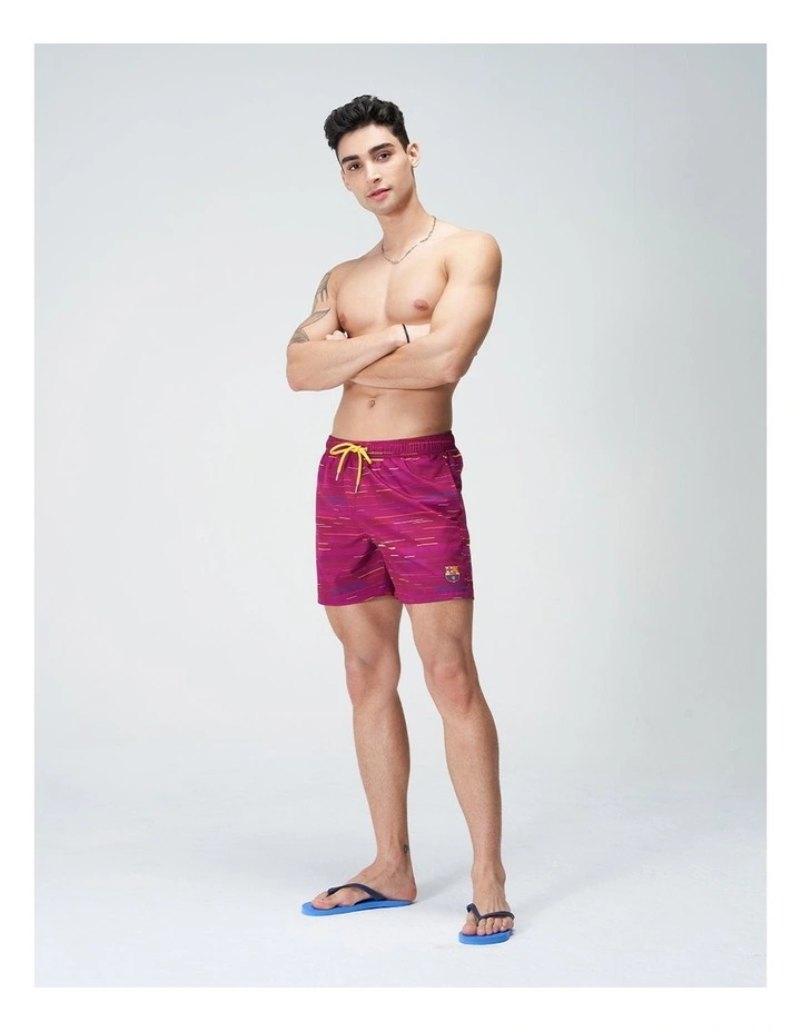 Eubi FC Barcelona Limited Edition Swim Shorts in Garnet Red | MYER