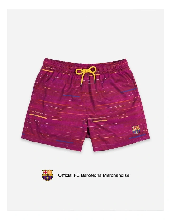 Eubi FC Barcelona Limited Edition Swim Shorts in Garnet Red | MYER