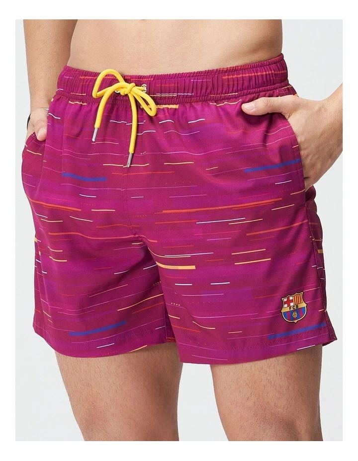 Eubi FC Barcelona Limited Edition Swim Shorts in Garnet Red | MYER