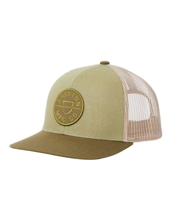 Brixton Crest X MP Mesh Cap in Green | MYER