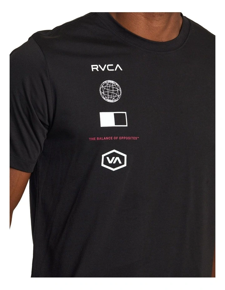 RVCA Arena T-shirt in Black | MYER