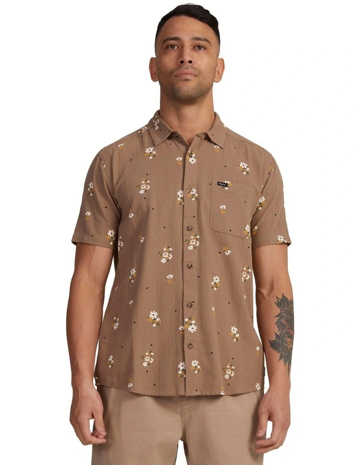 RVCA Happy Dayzie Shirt in Timber | MYER