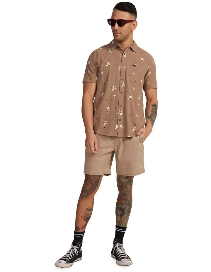 RVCA Happy Dayzie Shirt in Timber | MYER