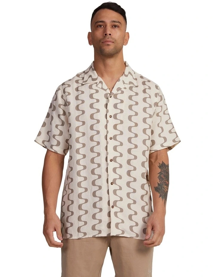 RVCA Happy Hour Shirt in Stone | MYER