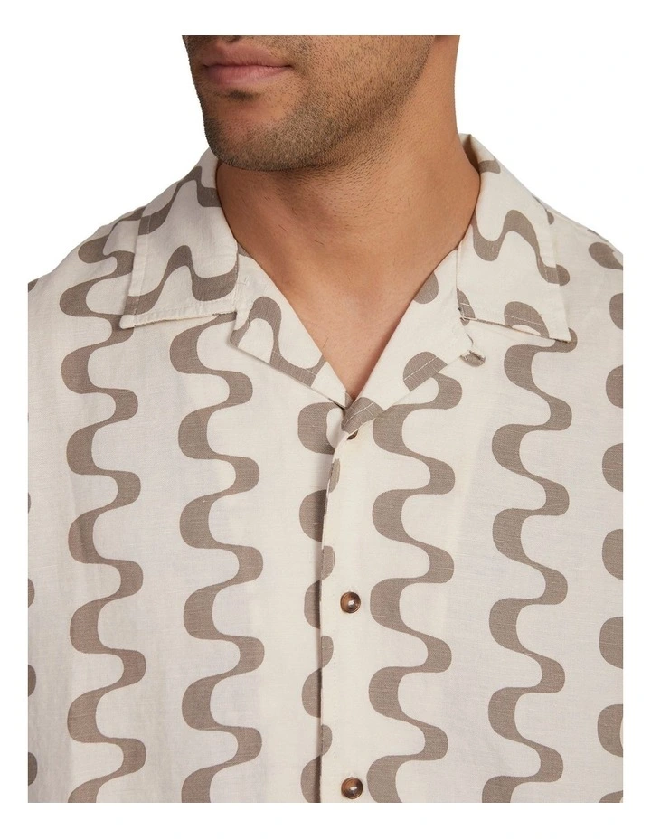 RVCA Happy Hour Shirt in Stone | MYER