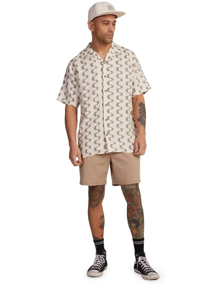 RVCA Happy Hour Shirt in Stone | MYER