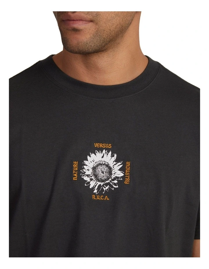 RVCA Versus T-shirt in Pirate Black | MYER