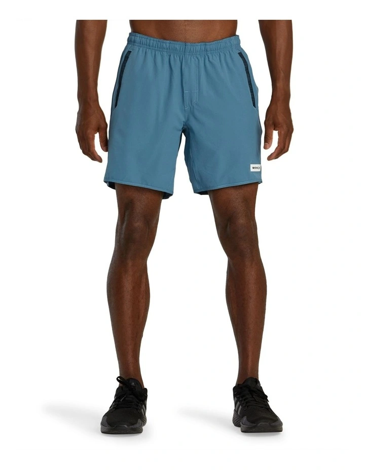 RVCA Yogger Stretch 17 Inch Shorts In Glacier | MYER