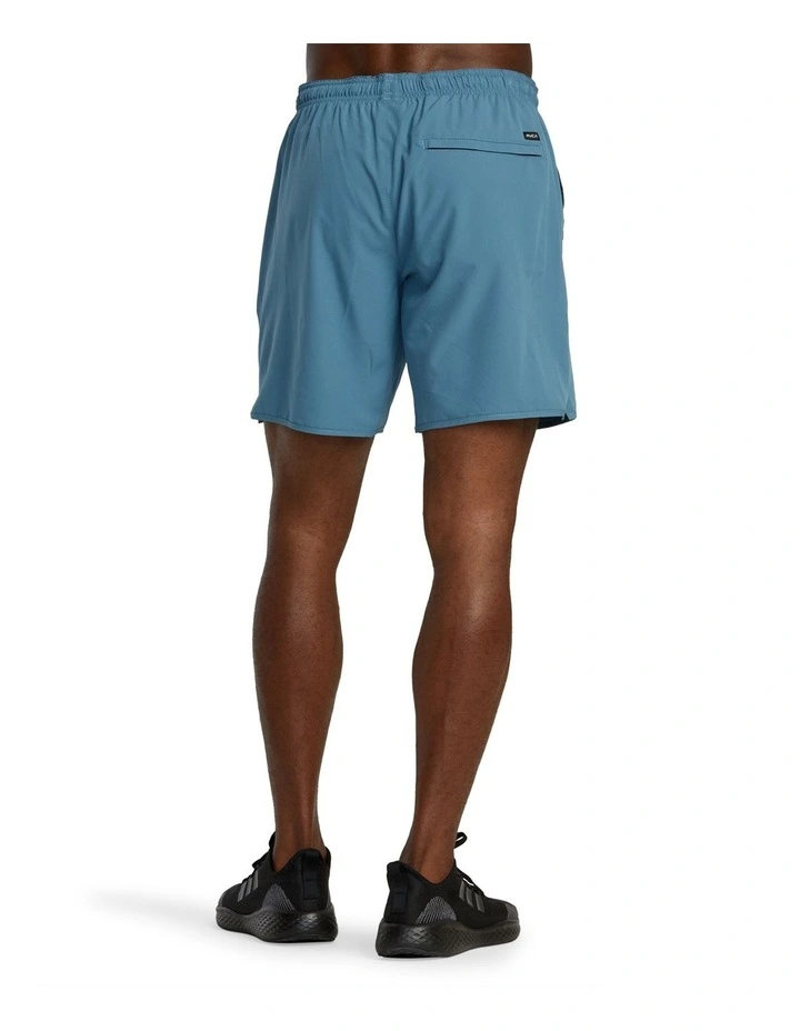 RVCA Yogger Stretch 17 Inch Shorts In Glacier | MYER