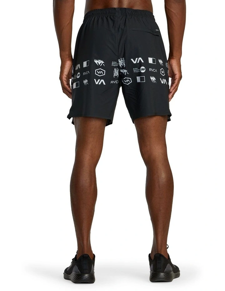 RVCA Yogger Stretch 17 Inch Shorts In White | MYER