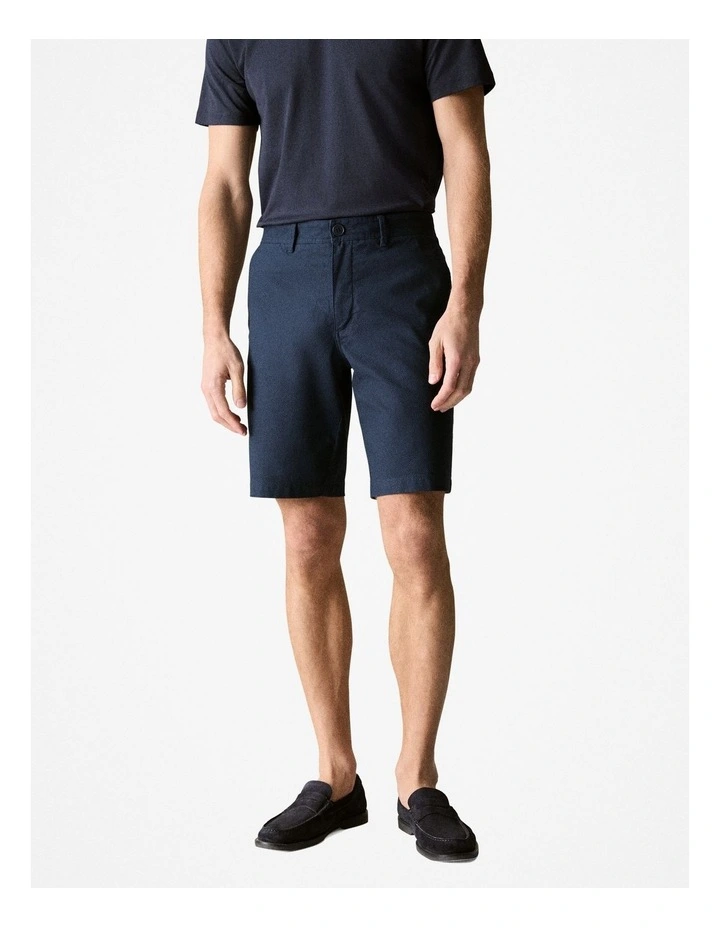 Trenery Textured Longline Short in Navy | MYER