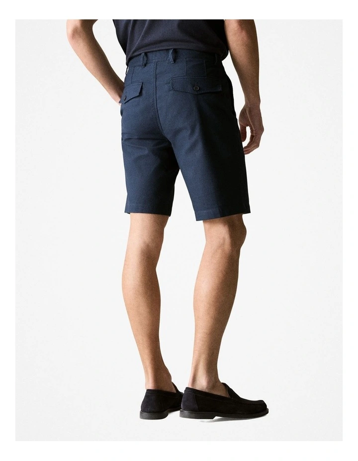 Trenery Textured Longline Short in Navy | MYER