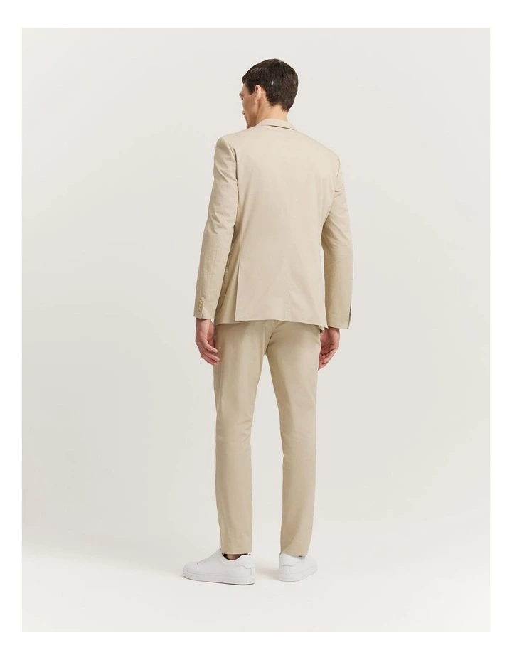 Country Road Slim Fit Cotton Stretch Blazer in Clay | MYER