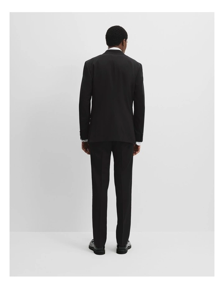 Country Road Regular Fit Italian-woven Wool Jacket in Black | MYER