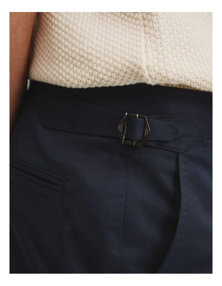 Country Road Organically Grown Cotton Strap Buckle Short in Midnight ...