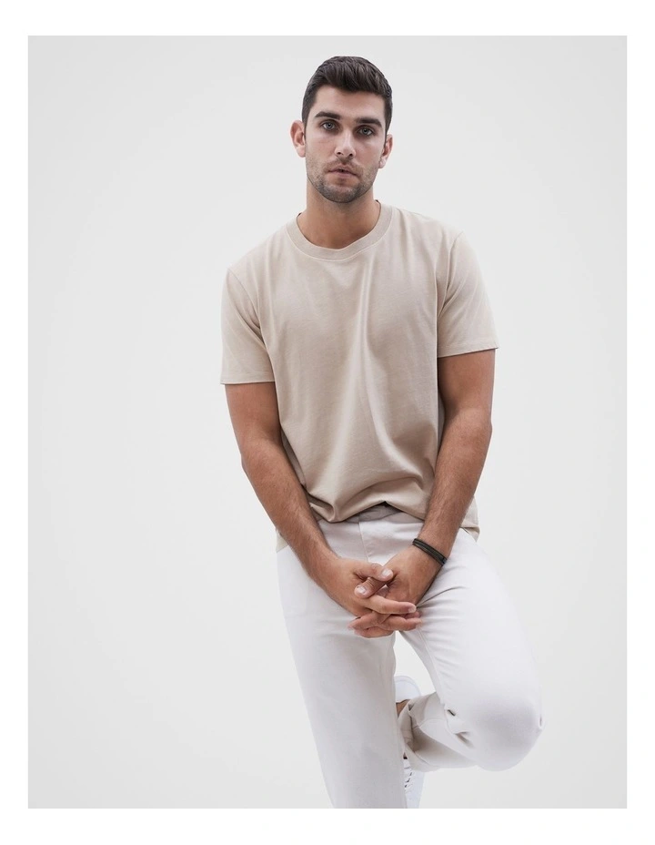 Unison Relaxed T-Shirt in Cream | MYER