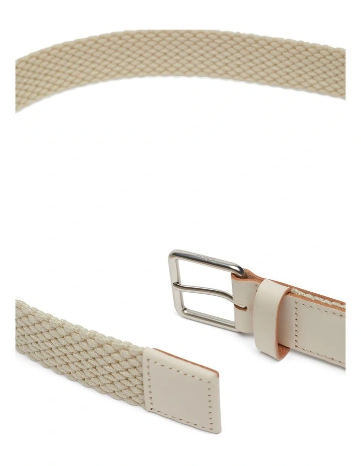 Unison Xavier Webbing Belt in Sand | MYER