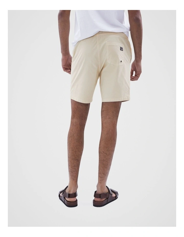 Unison Garment Dyed Short in Cream | MYER