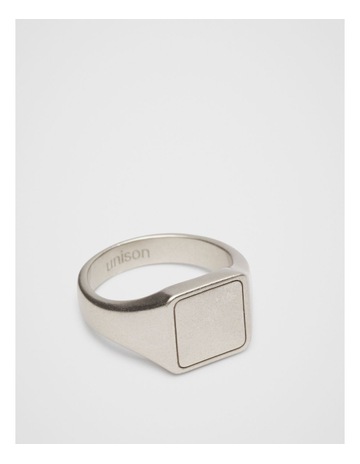 Unison Signet Ring in Silver | MYER