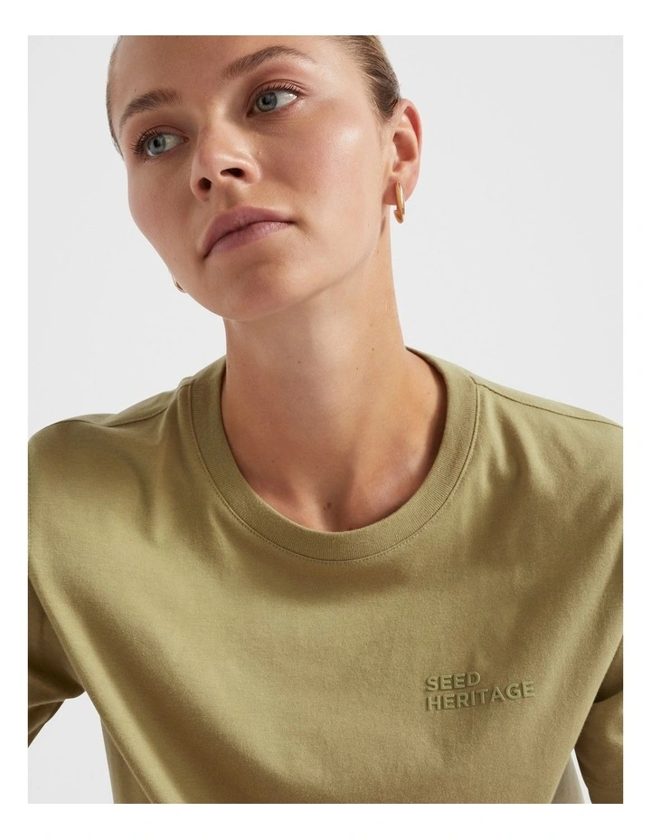 Seed Heritage Logo Tee In Pistachio | MYER