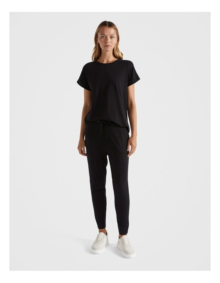 Seed Heritage Core Jersey Trackpant in Black | MYER