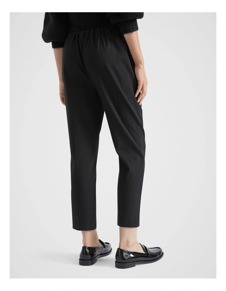 Seed Heritage Slim Leg Elasticated Pant In Black | MYER