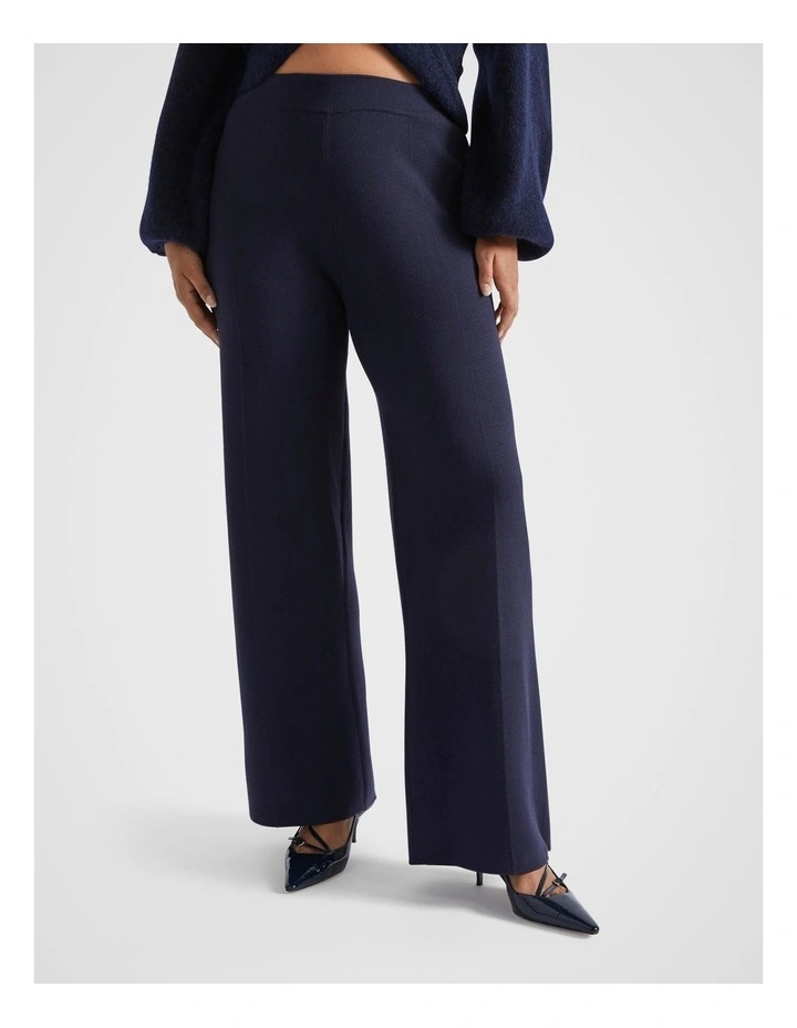 Seed Heritage Double Knit Pintuck Pant in Midnight Sky | MYER