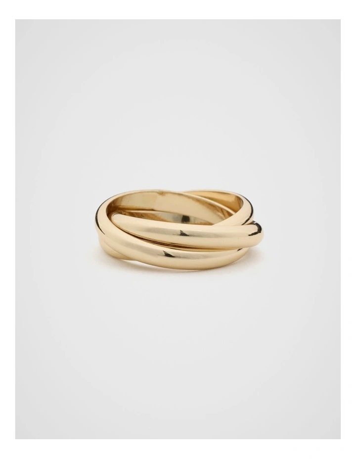 Seed Heritage Looped Links Ring in Gold | MYER