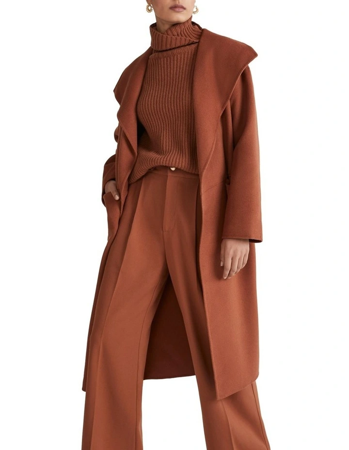 Seed Heritage Wool Side Split Coat | MYER