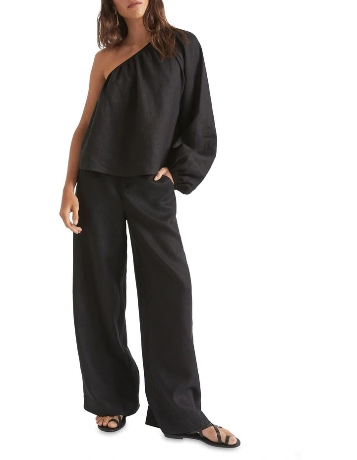 Seed Heritage Linen One Shoulder Top | MYER