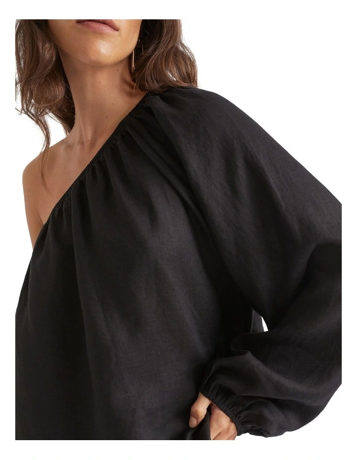 Seed Heritage Linen One Shoulder Top | MYER