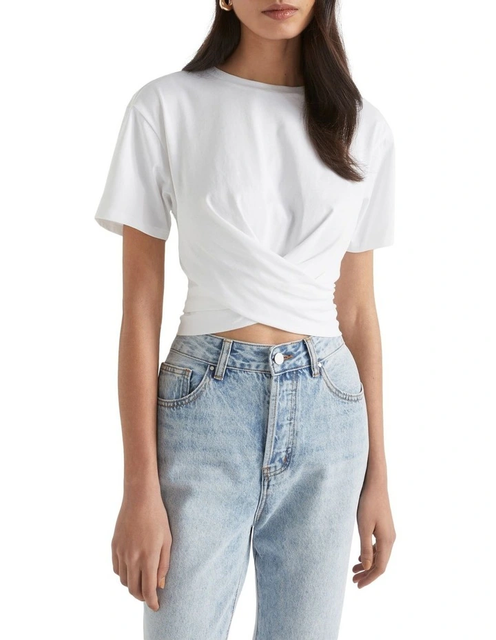 Seed Heritage Twist Front Cut Out Tee | MYER