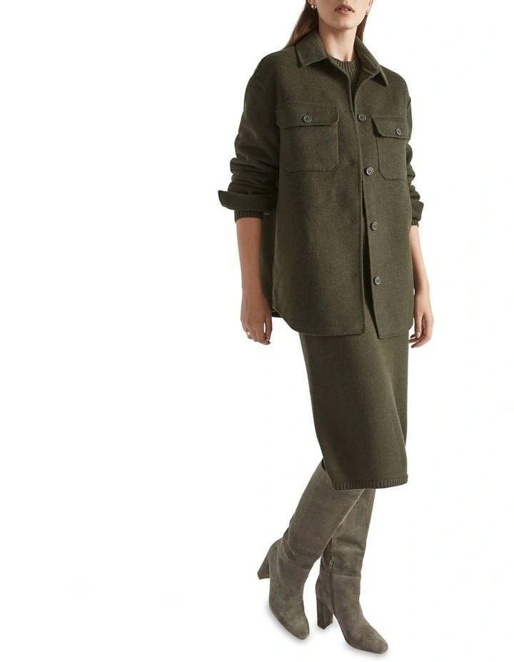 Seed Heritage Wool Blend Shacket | MYER