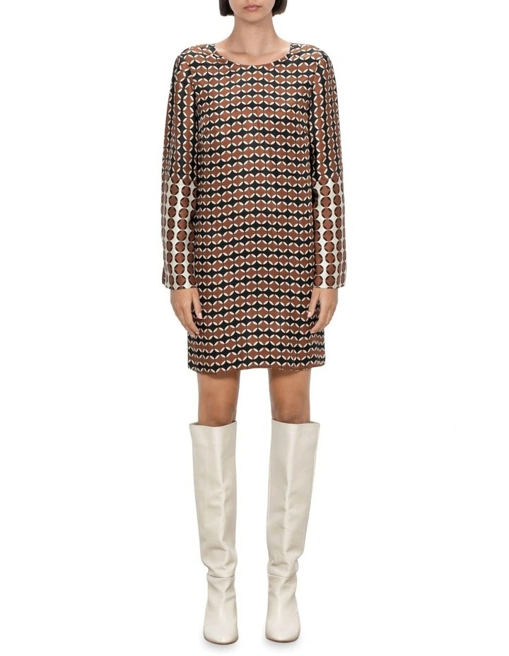 Veronika Maine Repetition Twill Tunic Dress | MYER