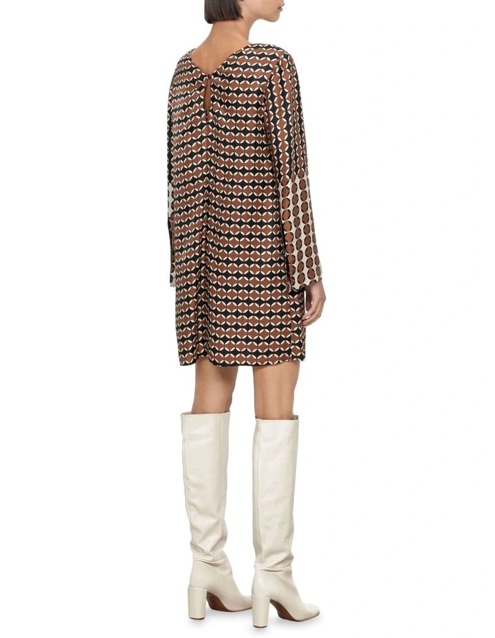 Veronika Maine Repetition Twill Tunic Dress | MYER